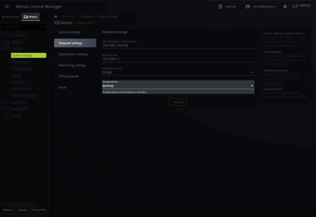 Peer Down - Wan Optimization Software