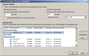 Autostart Wanos in VMware vSphere (ESXi) - Wan Optimization Software