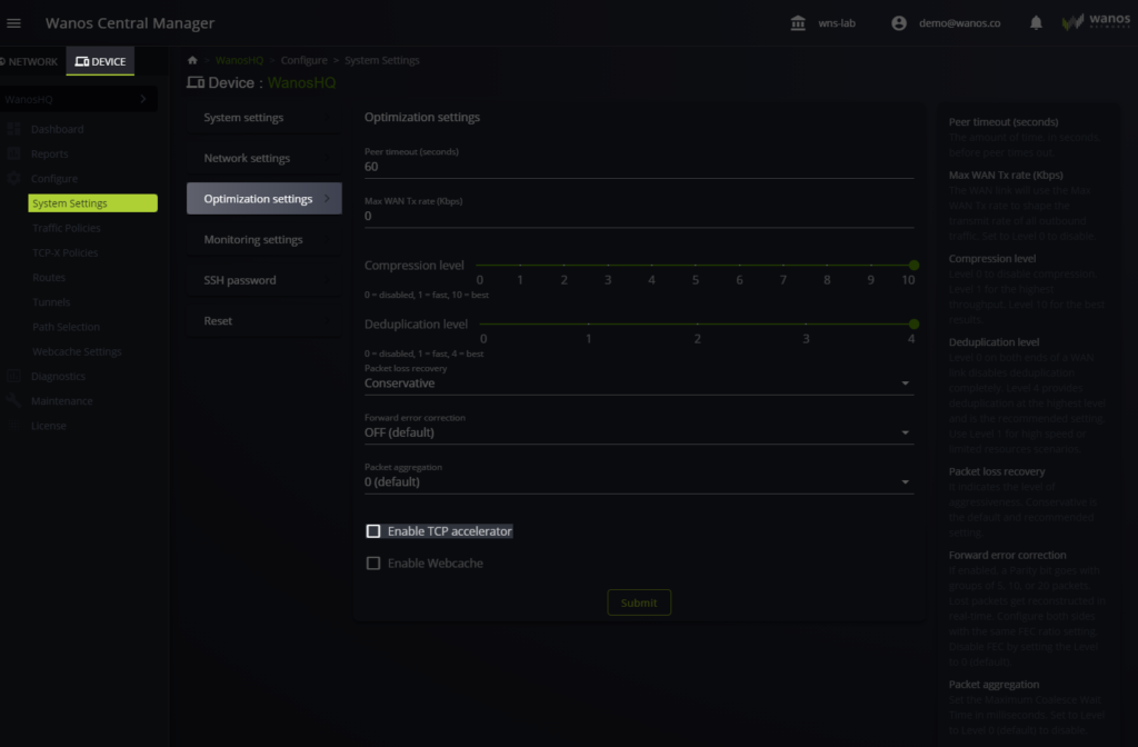 Tcp Accelerator Sd Wan Configuration With Tcp Acceleration 5048
